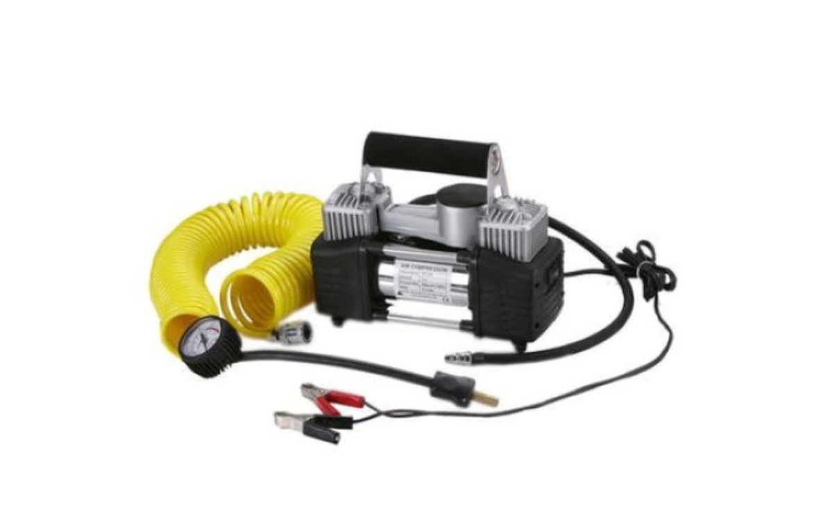 '- Compresor auto 2 cilindri 4x4 200 PSI, 60 l/min cu iluminare ...